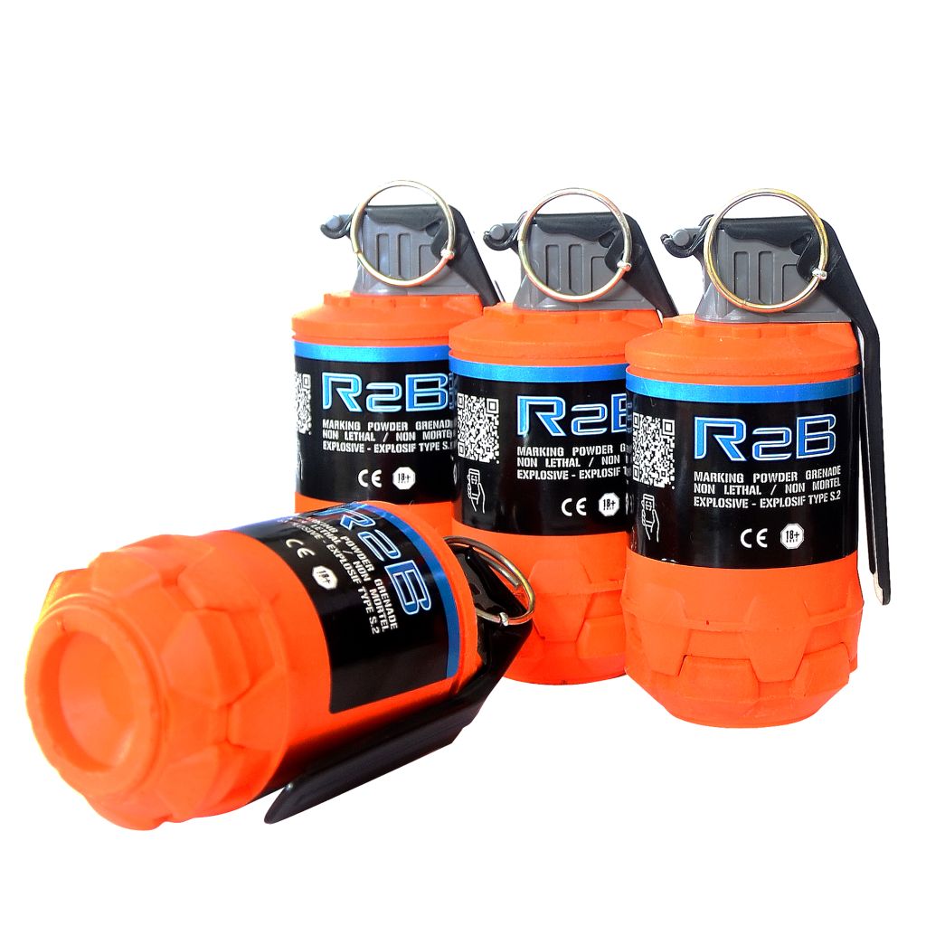 R2Bm EVO - Set of 6 Powder pyrotechnical hand grenades